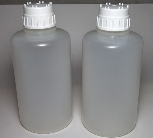 2x Nalgene Heavy Duty 2 Liter Bottles PP 2126-2000 582153 1/2 Gal With ...