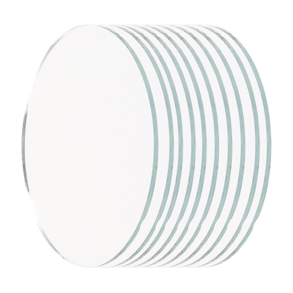 10pc Glass Mirror Sheet Craft Mirrors Cosmetics Mirrors DIY Makeup ...