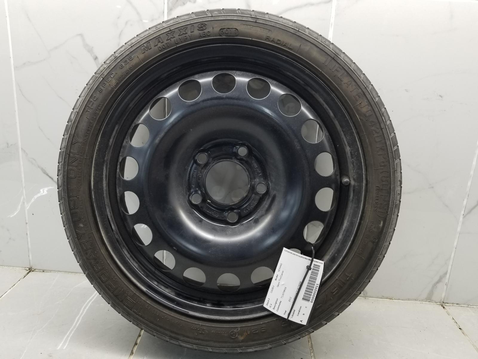 2012 VERANO SPARE TIRE T115/70R16 #002011 | eBay