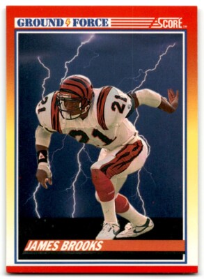 1990 Score James Brooks Cincinnati Bengals #323 | eBay
