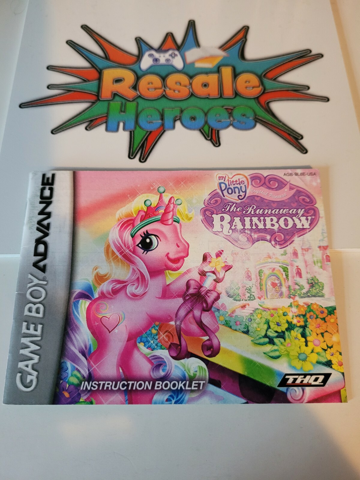My Little Pony: The Runaway Rainbow Game Boy Advance - Instruction ...