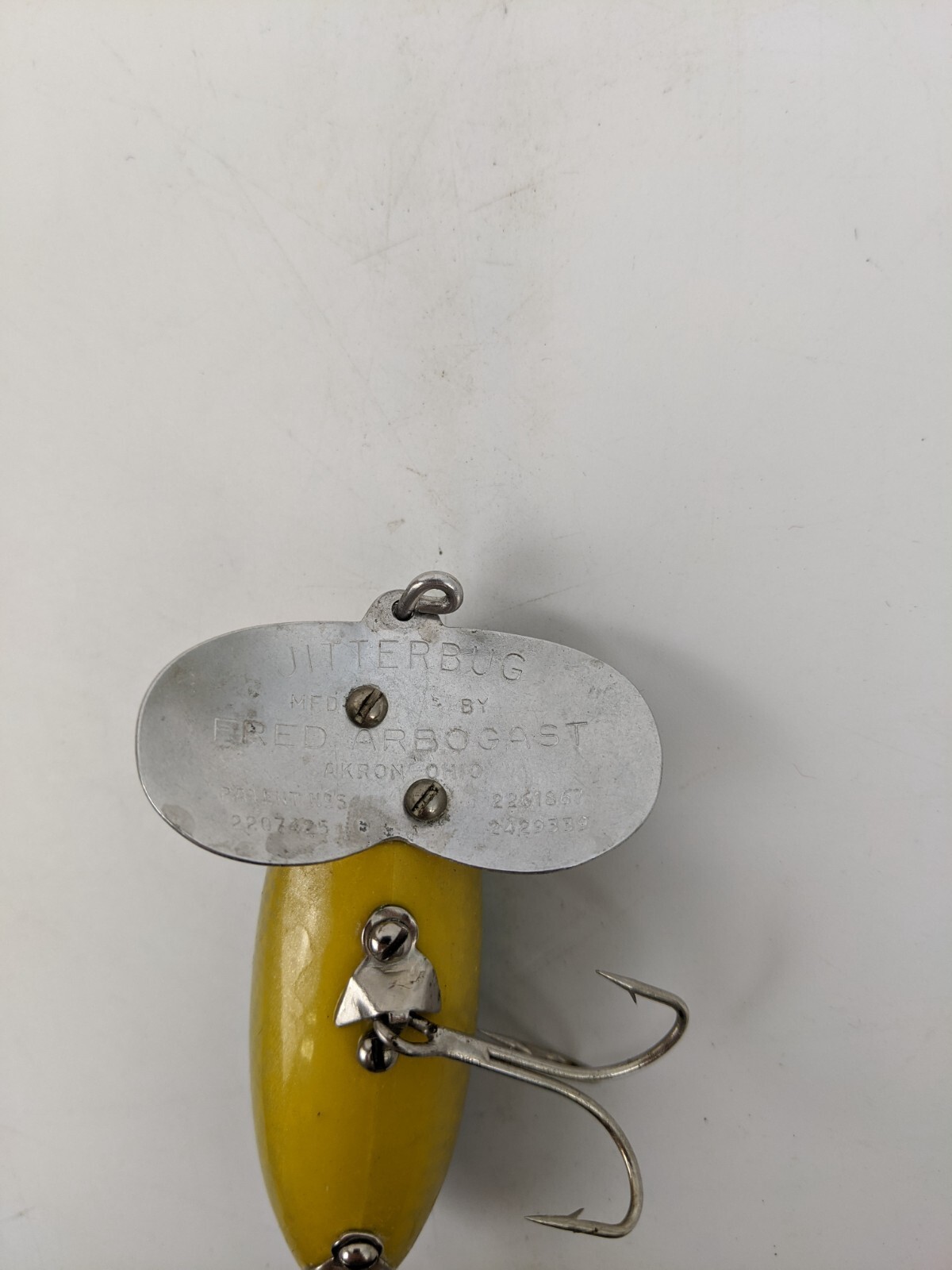 Vintage Fred Arbogast Jitterbug Fishing Lure Akron Ohio Original Box | eBay
