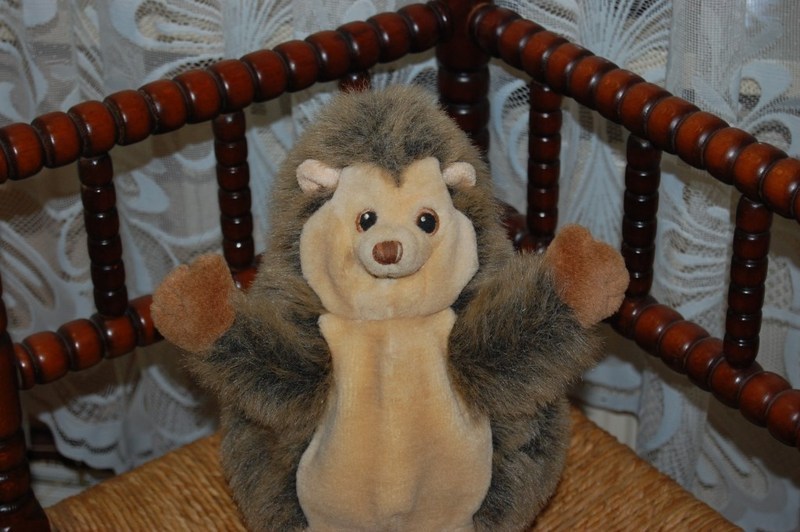 Ikea Sweden Titta Hedgehog Hand Puppet w Tags 9.4 Inch | eBay