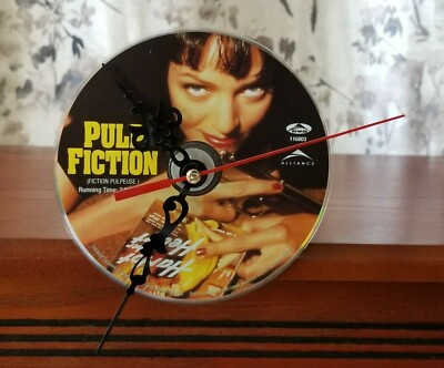 Pulp Fiction Quentin Tarantino Movie DVD Hand Made Wall Quartz Clock | eBay