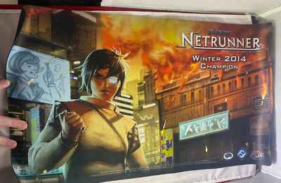 Netrunner Winter 2014 Champion Playmat | eBay