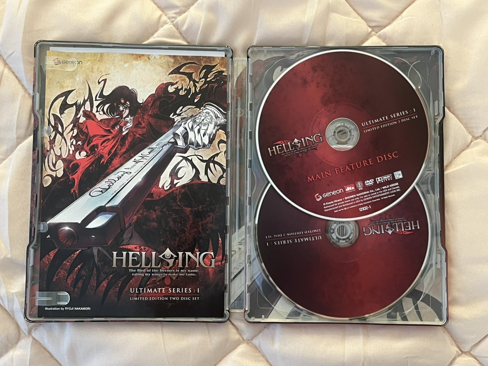 Hellsing Ultimate Vol. 1 Limited Edition Steelcase 2 Disc DVD Geneon | eBay