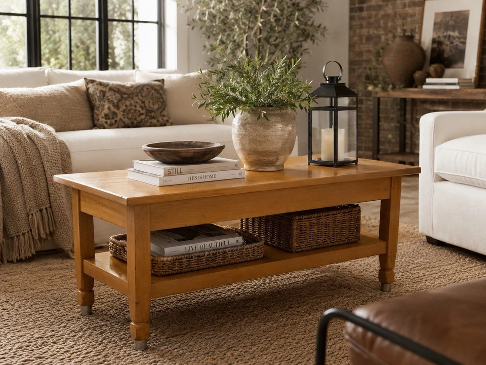 Ethan Allen Rectangular Coffee Table Tables | eBay