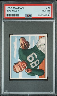 1950 BOWMAN #77 BOB KELLY PSA 8 | eBay