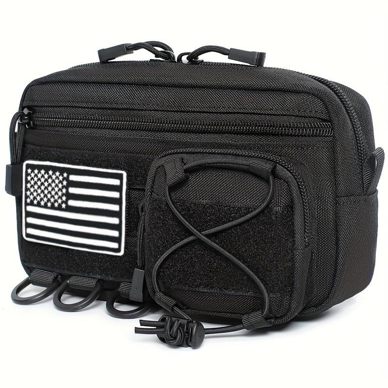 MOLLE Horizontal Admin Pouch with Front Pocket EDC Utility Bag | eBay