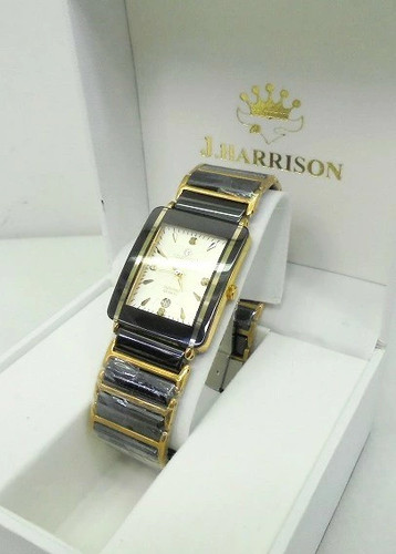 26g-094x J.HARRISON John Harrison Ceramic 4 natural diamonds Men's ...