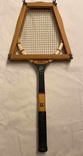 Vintage Don Budge Signature Wilson Tennis Speed Flex Fiber Face Racket ...