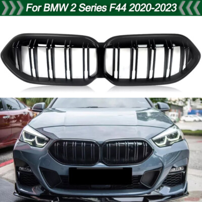 For BMW F44 220i 228i Gran Coupe 2020-23 Gloss Black Front Bumper ...