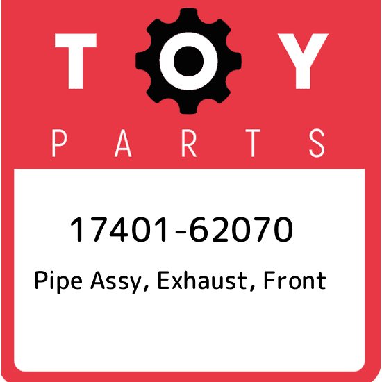 17401-62070 Toyota Pipe ASSY Exhaust Front 1740162070 Genuine OEM Part ...