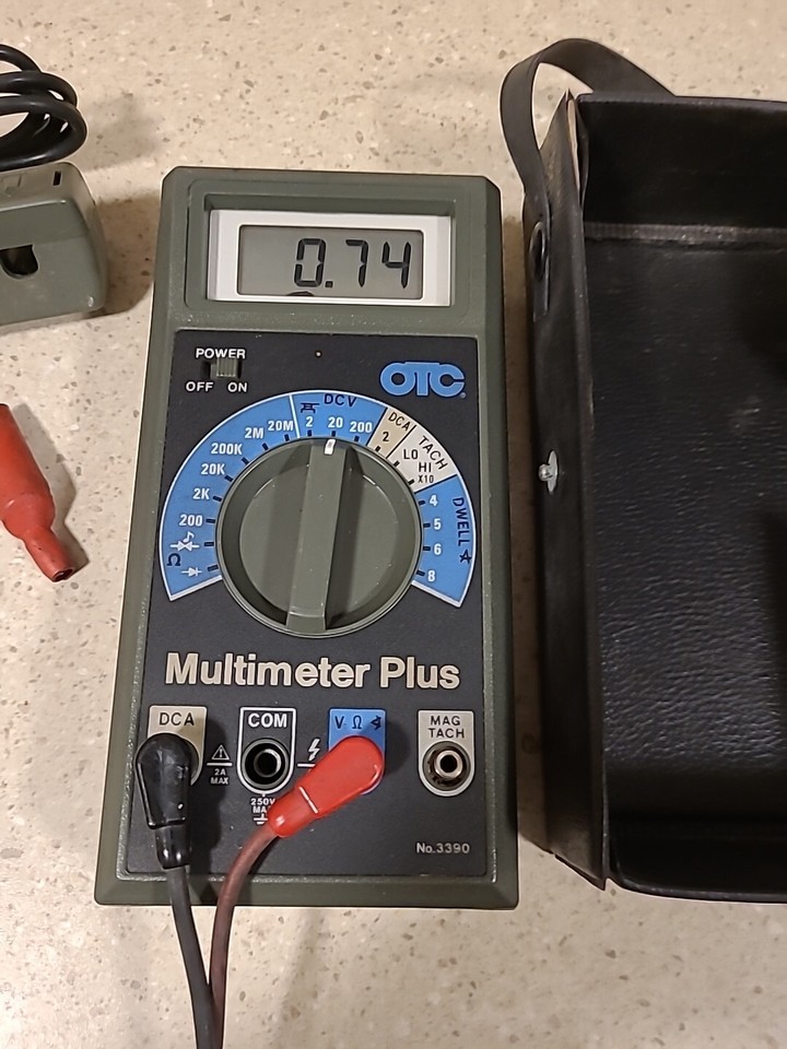 OTC Digital Multimeter 3390,USA Vintage,250v Max,Works Good,Check ...