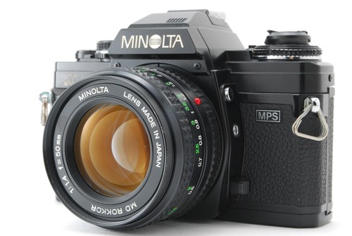 READ [NEAR MINT] Minolta X-700 Black SLR 35mm Film Camera MD 50mm f/1.4 ...