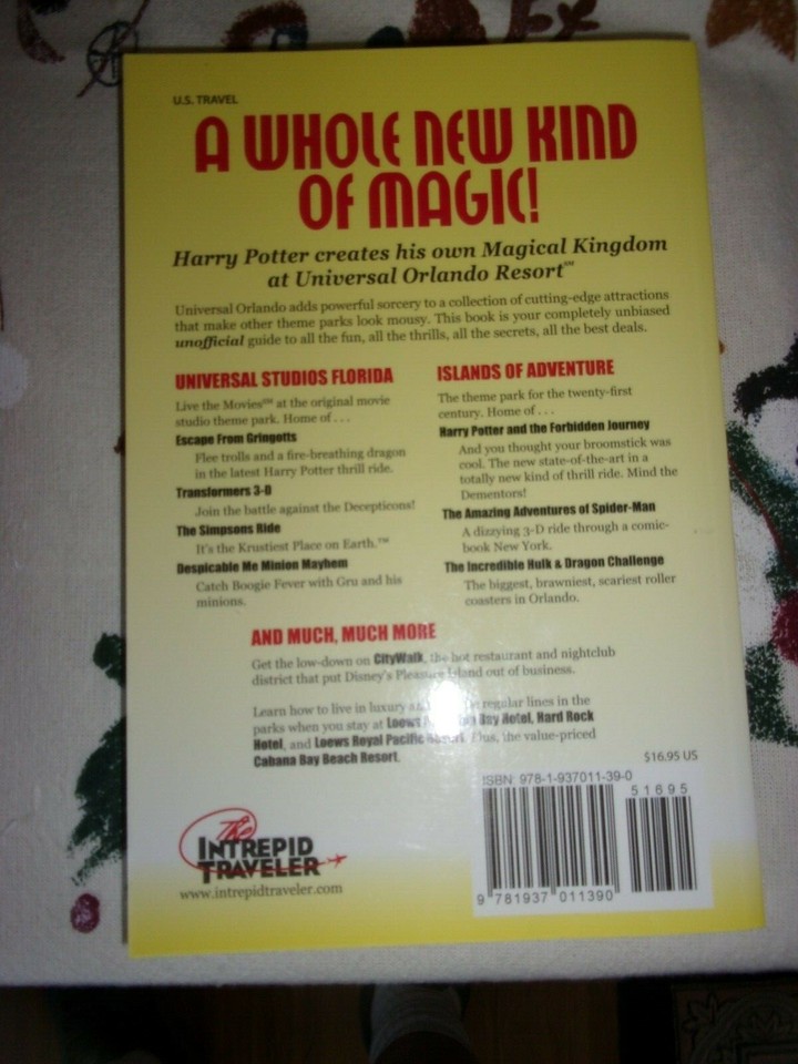 UNIVERSAL ORLANDO 2015 BY KELLY MONAGHAN - VERY GOOD CONDITION!! | eBay