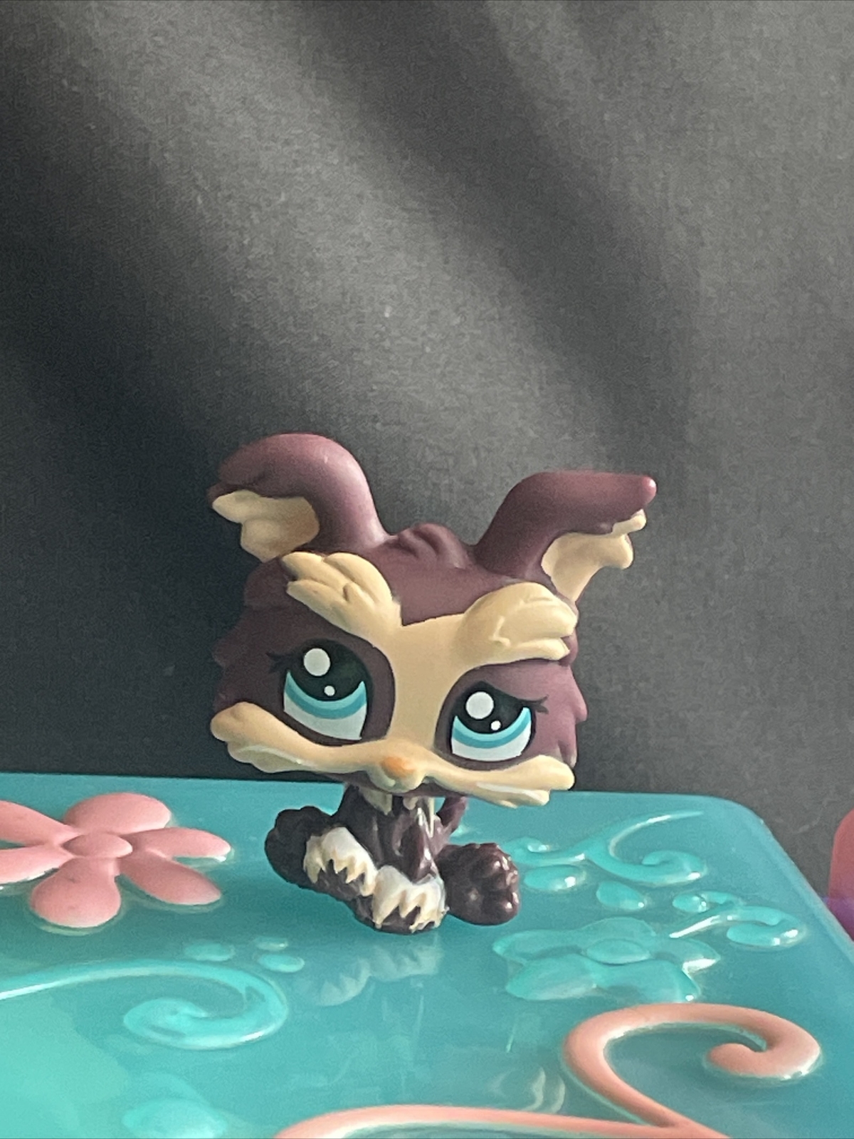 Littlest Pet Shop LPS Yorkie Terrier Dog Blue Dot Eyes #1473 Hasbro | eBay