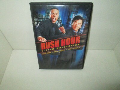 RUSH HOUR 1 2 & 3 Action Trilogy dvd Set JACKIE CHAN Chris Tucker MINT ...