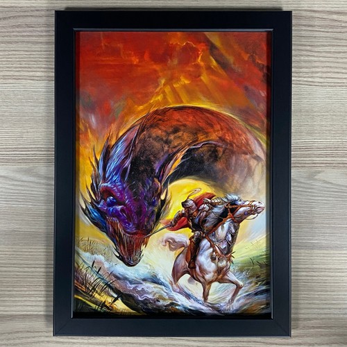 Dungeons & Draghi Incorniciata Arte Cyclopedia Dragon Knight Monster ...