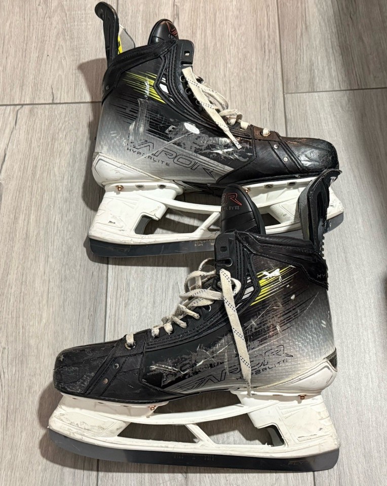 Bauer Hyperlite 2 Hockey Skates Size 9 Fit 2 Fly-Ti Blades Superfeet ...