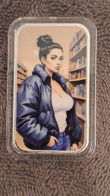 Bullion Baddies 1 oz Silver Bar Sexy "Princess Renee" Nice W/COA | eBay