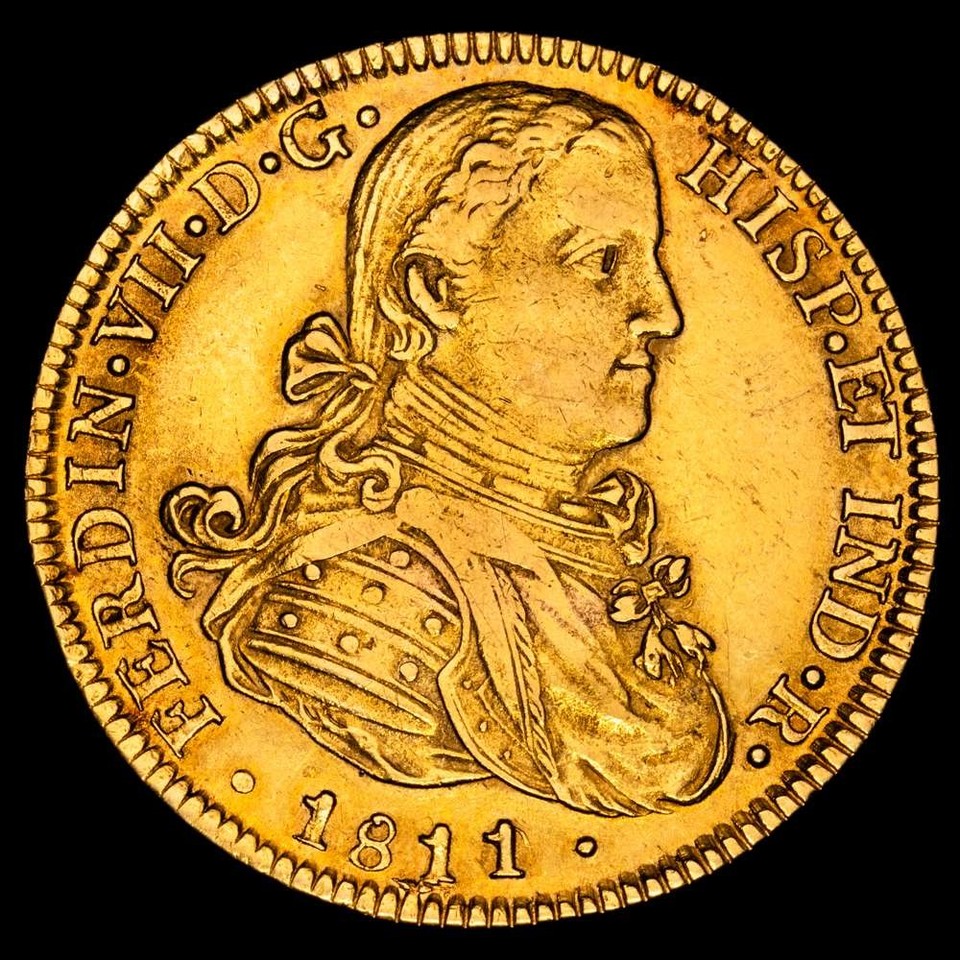 Fernando VII 8 Escudos (27,01 Grg) 1811 México H·J (Cal-1784). (Cal onza-1256 | eBay