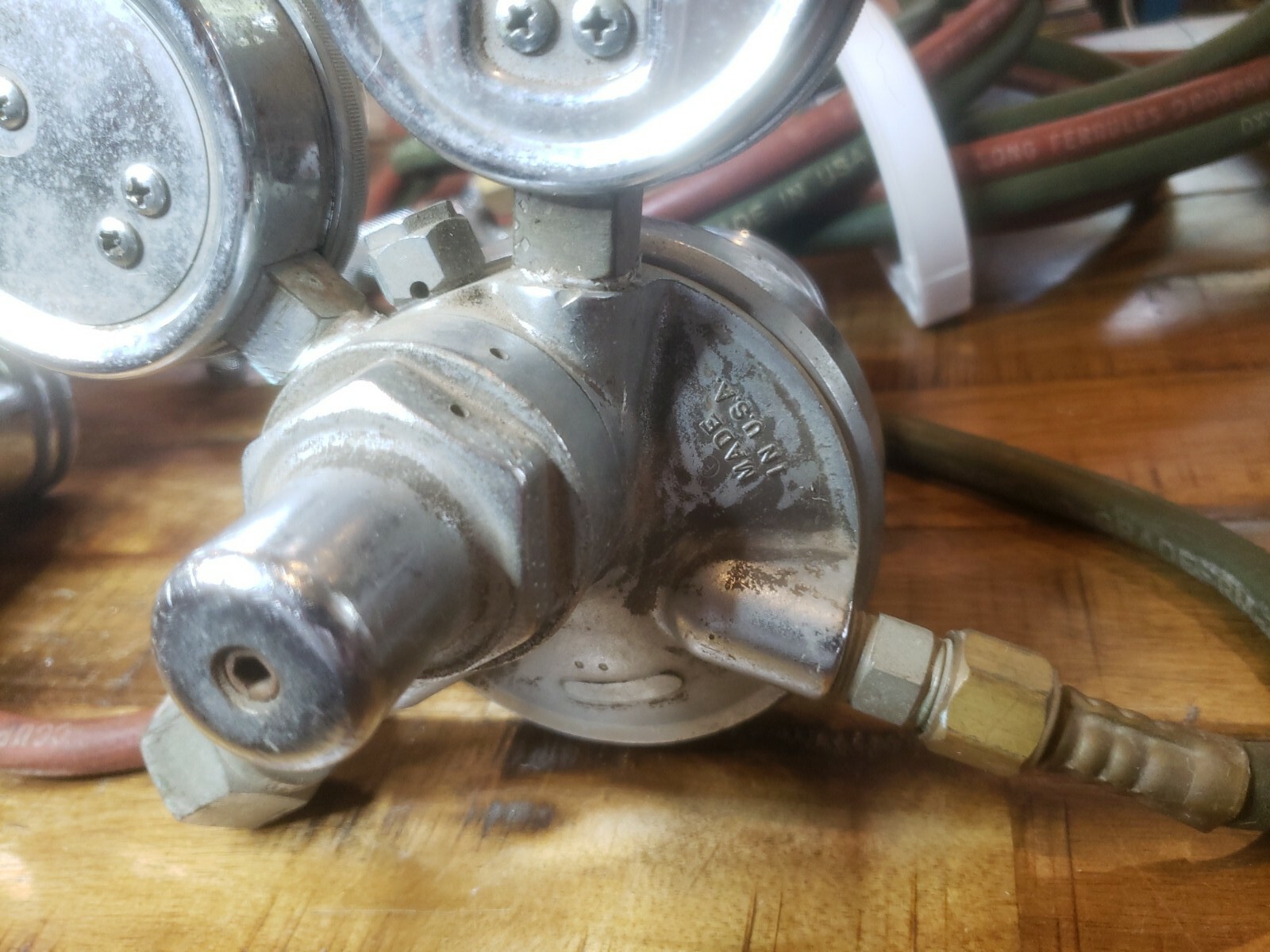 Harris Eutectic Maintenence Monitor Regulators and welding torch. Used ...