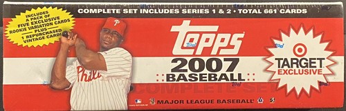 2007 Topps Baseball Factory Sealed Complete Set (Target Exclusive) | eBay