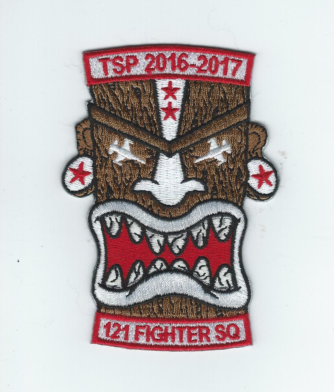 121st FIGHTER SQUADRON TSP 2016-2017 patch | eBay UK