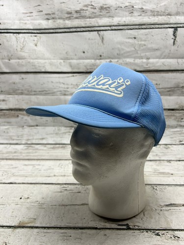 VTG Hawaii State Travel Hawaiian Spell Out Mesh Snapback Rope Trucker ...