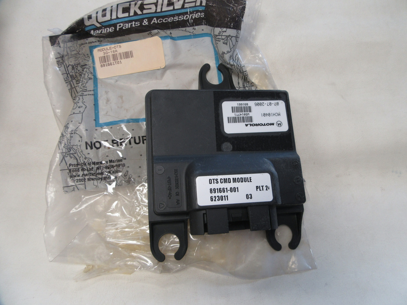 MERCURY QUICKSILVER DTS COMMAND MODULE 891661T01 / MCH10401 MARINE BOAT ...