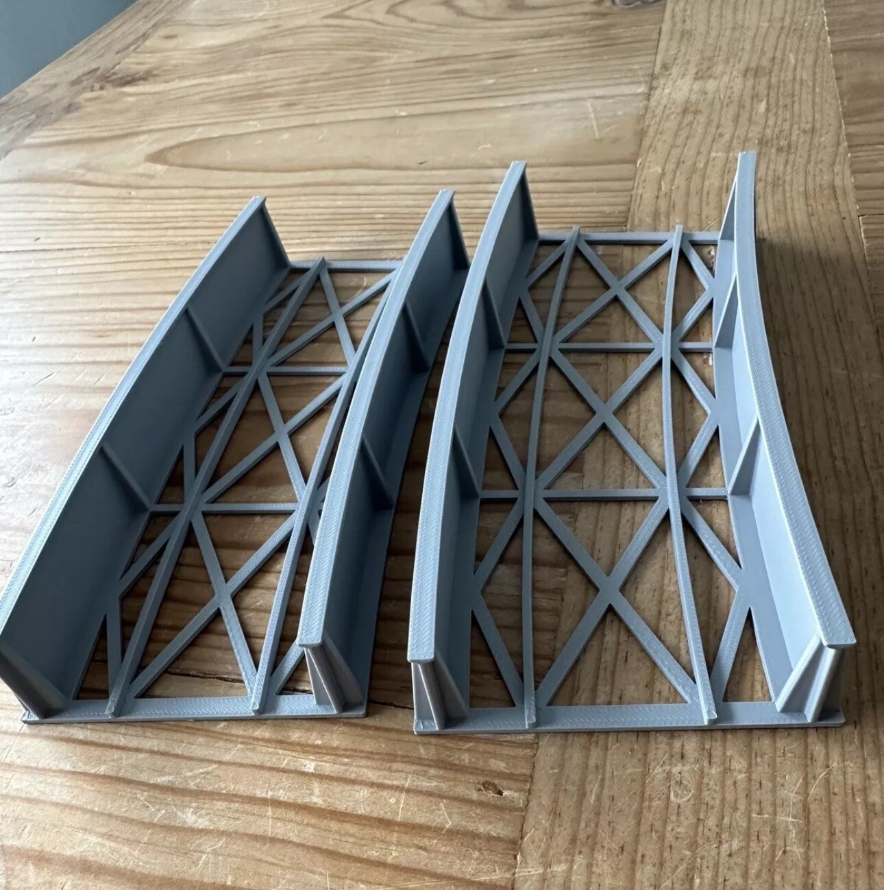 HO SCALE 27.5 DEGREE BRIDGE X 2 “SINGLE TRACK” 7.5 Inches On The ...