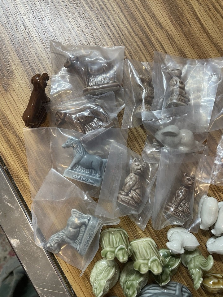 Lot of 65 Wade Whimsies Red Rose Tea Figurines Different Sets Animals ...