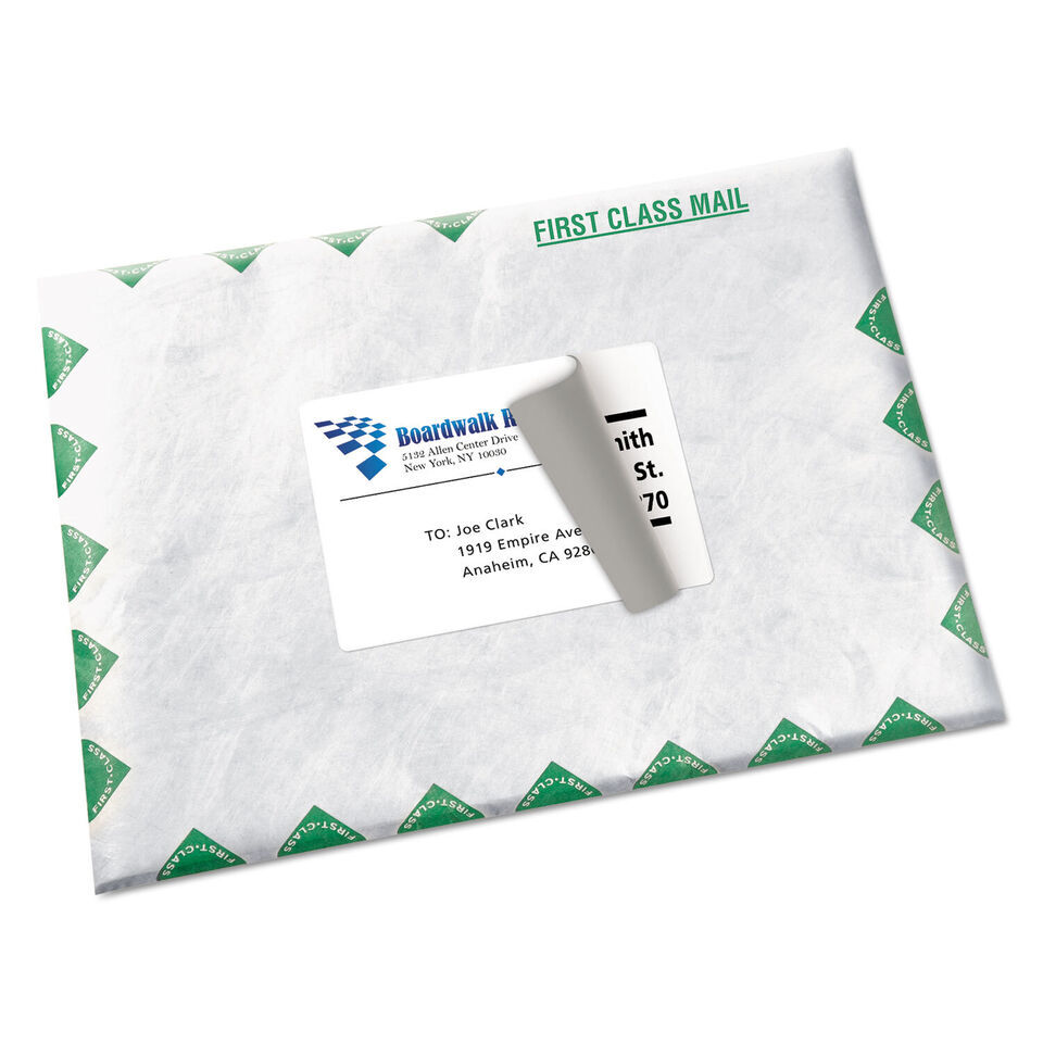 Avery 8168 Inkjet Labels, Shipping, Permanent, 3-1/2-Inch x5-Inch , 100 ...