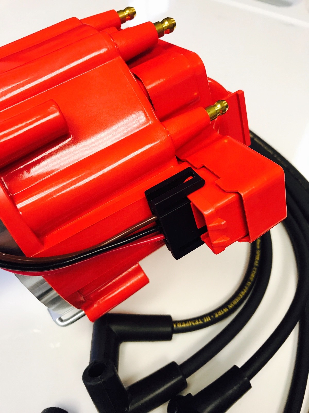 SBC H.E.I HEI Distributor Kit W/ Spark Plug Wires 65k Volts Moroso 8mm ...