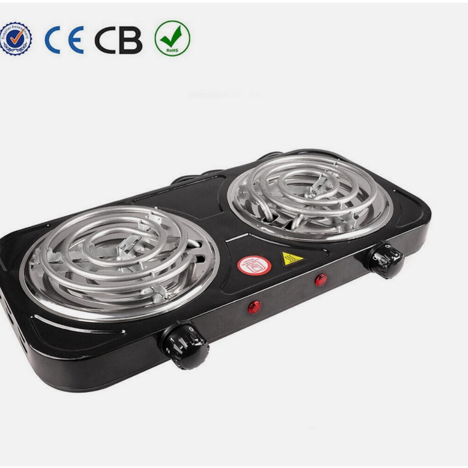 Portable Electric Double Single Burner Kitchen Hot Plate Stove Cooker ...