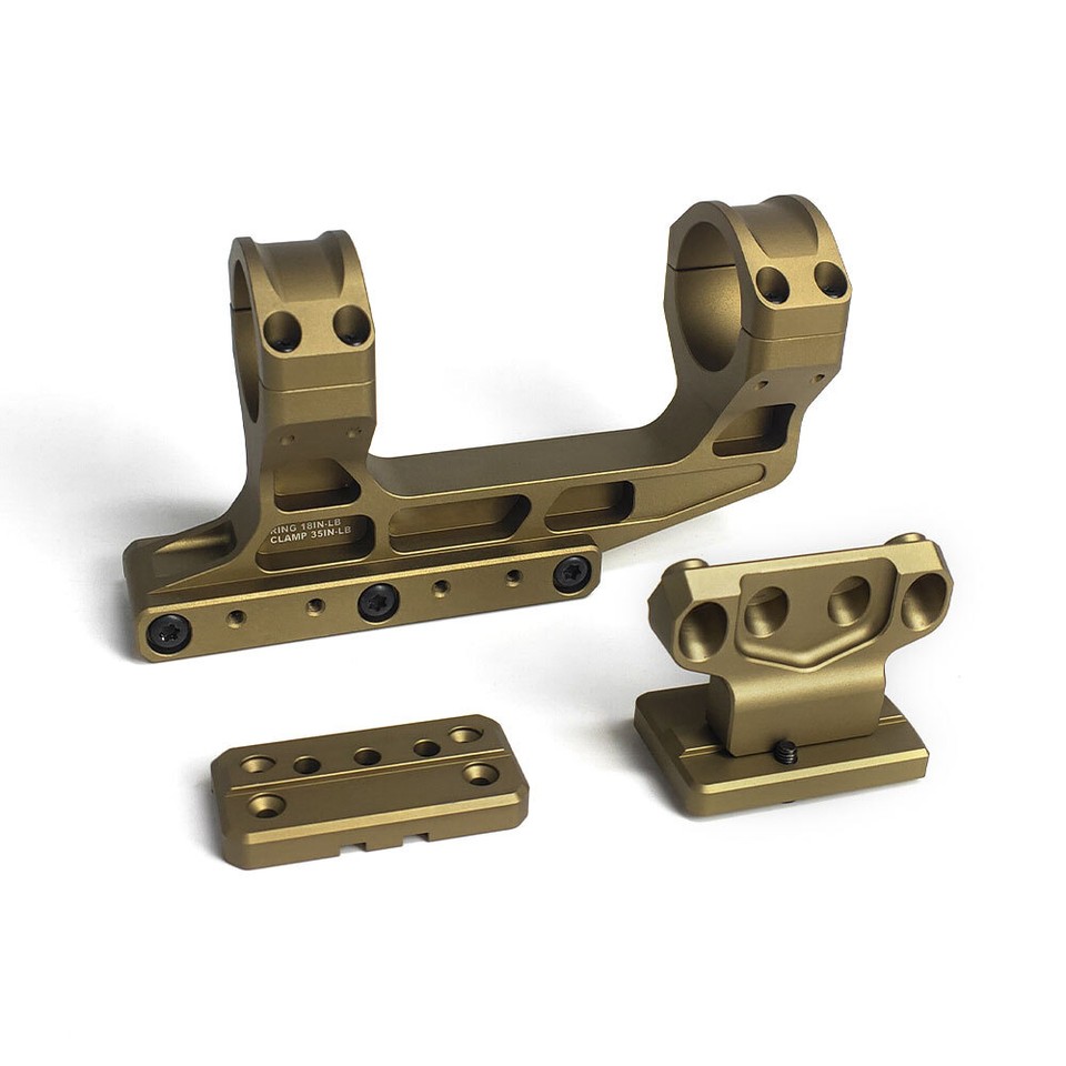 Tactical FAST LPVO Scope Mount 30mm Ring Riflescope Offset Optic Mount ...