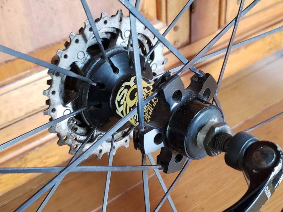 Mavic Ksyrium Equipe Wheelset + Maxxis 35mm CX Tires, 700c road bike ...