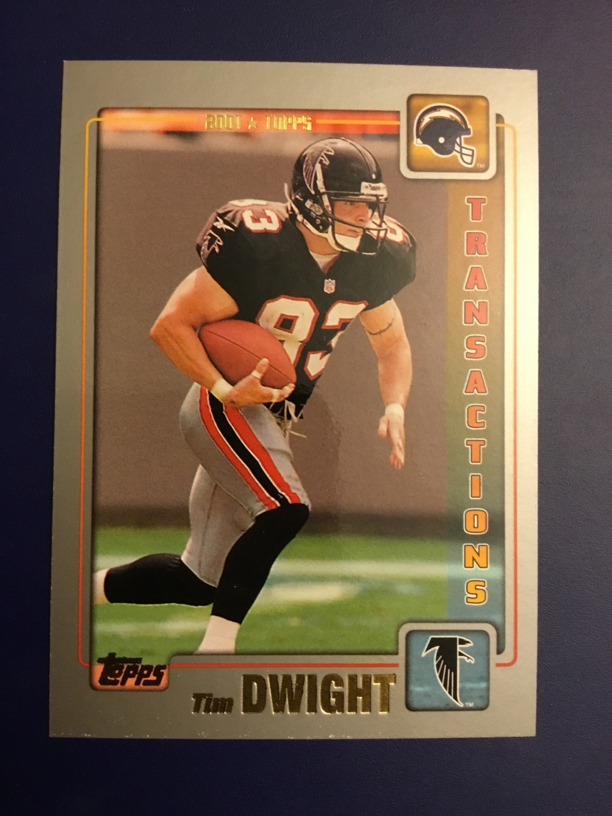 2001 Topps #26 TIM DWIGHT San Diego Chargers WR Great Card Look ! | eBay