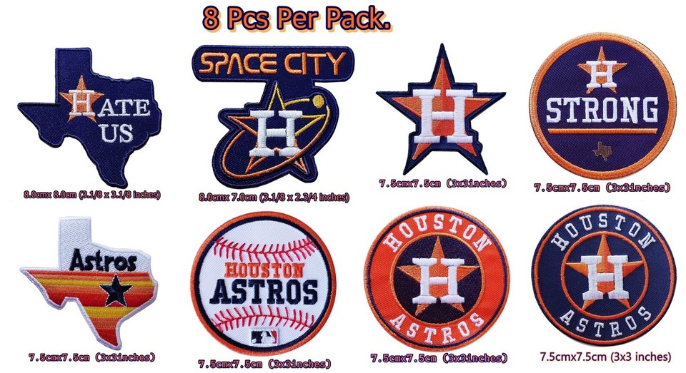 HOUSTON ASTROS BASEBALL Patches Iron,Sew on(Select options) Thai by ...