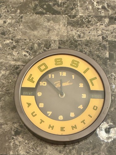 Vintage 90s Fossil Classic Authentic Original Wall Clock TESTED! | eBay