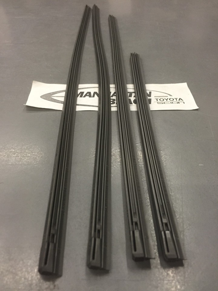 2007-2014 TOYOTA FJ CRUISER FRONT & REAR Wiper Blade Inserts NEW ...