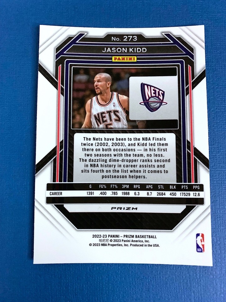 2022-23 Panini - Prizm "Red Cracked Ice" #273 Jason Kidd (HOFer ...