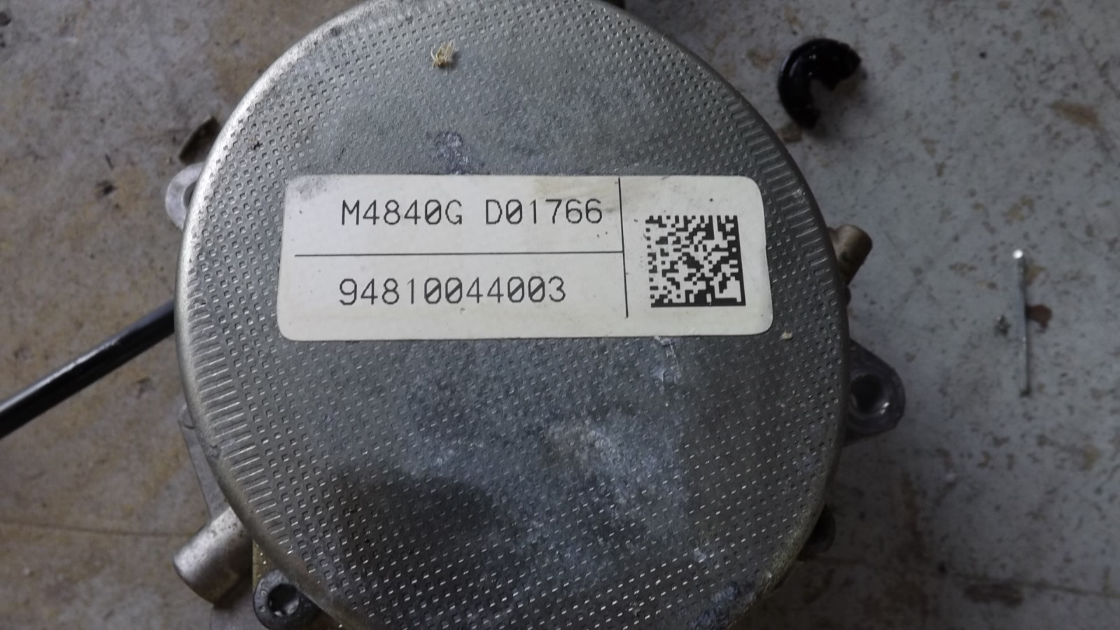 PORSCHE PANAMERA VACUUM PUMP 94811005006 4.8L V8 | eBay