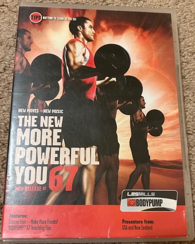 Les Mills BODYPUMP Body Pump 67 DVD + CD Strength Training Home Fitness ...