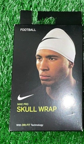 Nike Pro Dri-Fit 4.0 Head Skull Wrap White New With Tags Football ...
