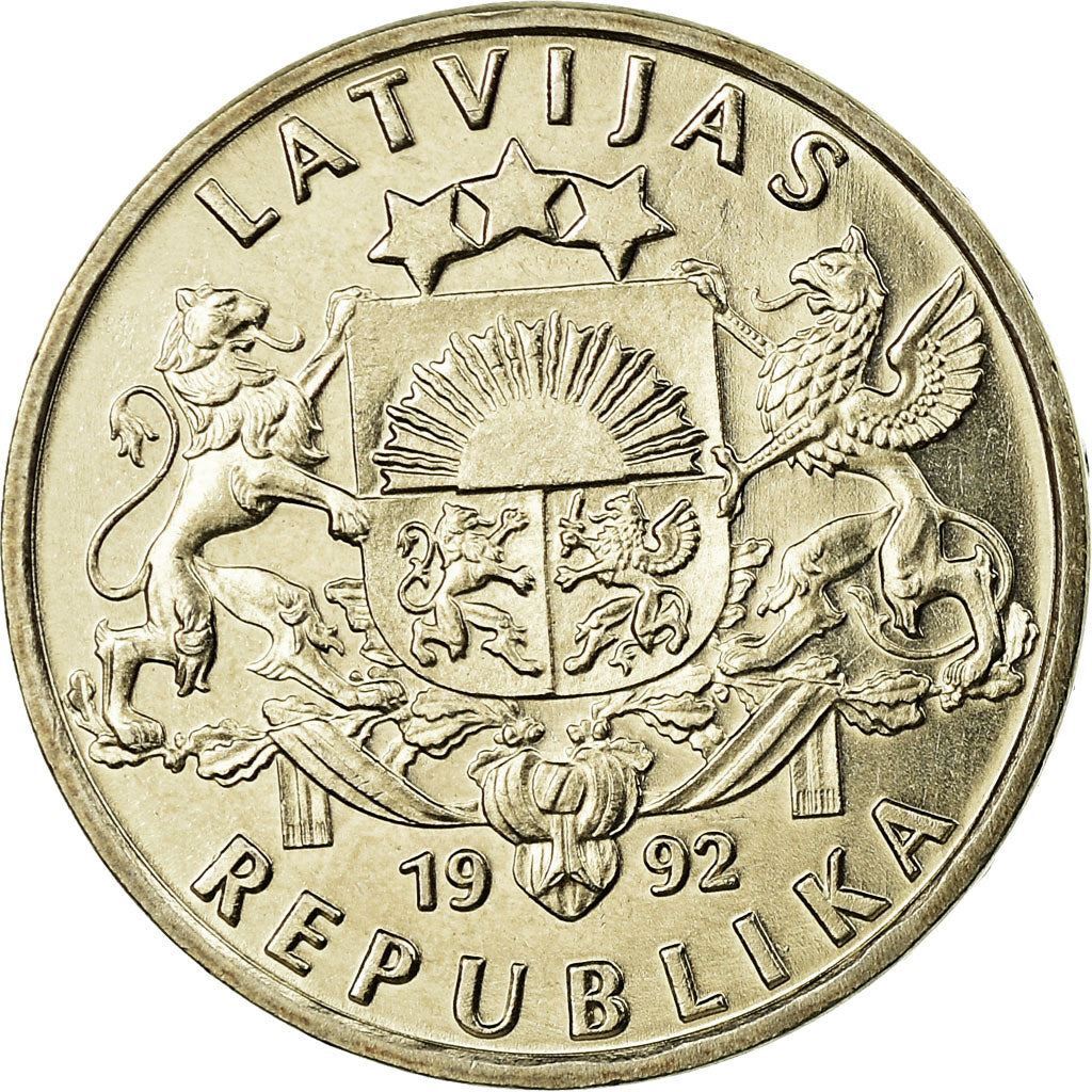 Latvian Coin Latvia 1 Lats | Salmon | Lion | Griffin | 1992 - 2008 | eBay