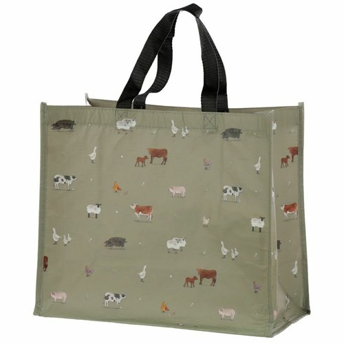 Large Re-Usable Shopping Shopper Grocery Food Storage Tote Bag For Life ...