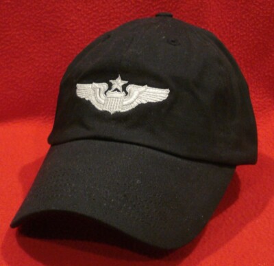 USAF SENIOR PILOT Wings ball cap , low-profile embroidered aviator hat ...