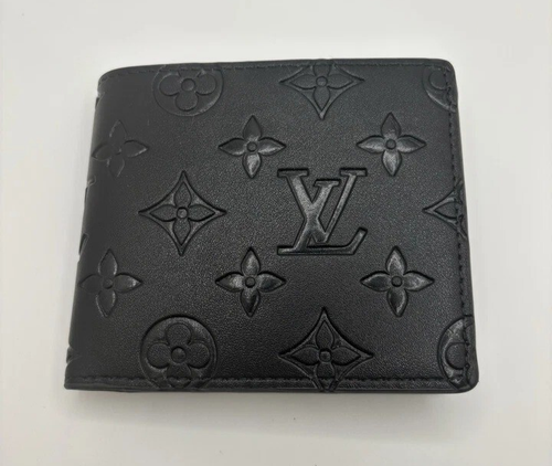 Louis Vuitton Eclipse LV Monogram Black Leather Bifold Wallet Multiple | eBay